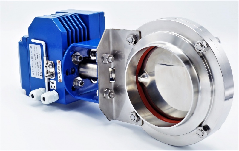 Stainless steel butterfly valves, electrically operated, type C-C, G-S ...