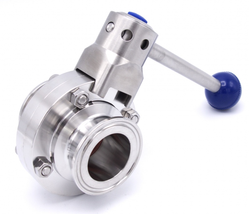 Stainless steel butterfly valves type C-C Sanitary process valve ...