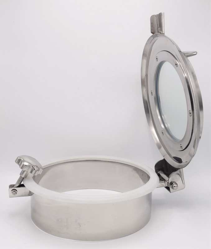 Spare gasket for non-pressure manhole with sight glass |silicone DN500 ...