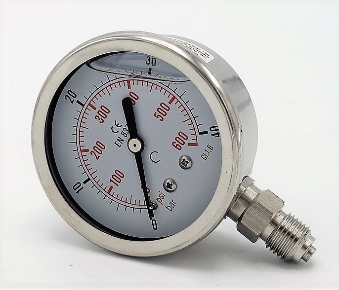 Stainless steel pressure gauges - the bottom (radial) connection |0 ...