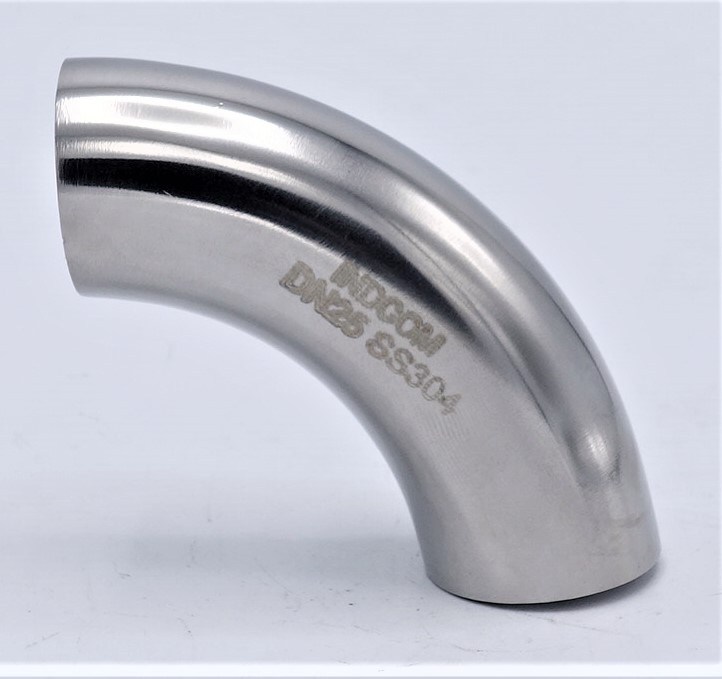 Stainless steel welded elbow 90° | DN25 (28x1,5mm) | IndComcz.com